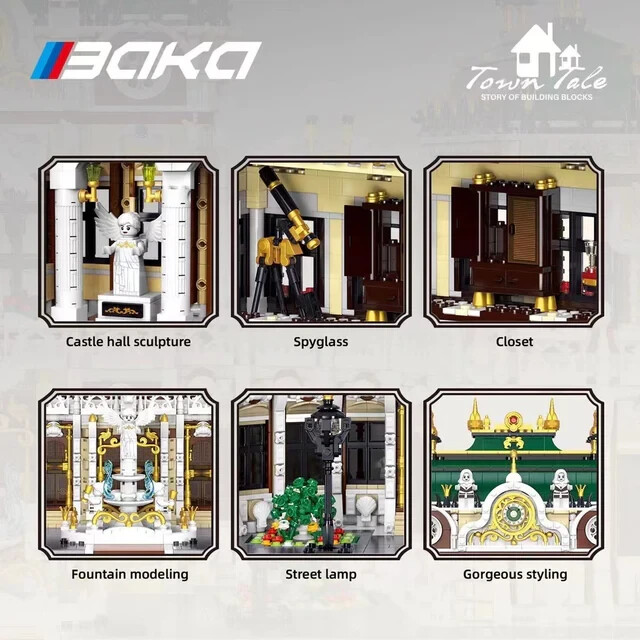 BAKA 33221 Luxurious Grand Palace Building Block Toy 11930 pcs | eBay