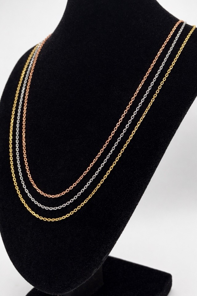 Authentic Cartier Trinity Chain 18K Gold Tri-Color Necklace - Box ...