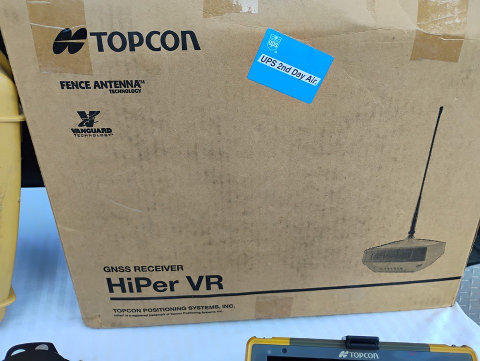 Topcon Single Hiper VR UHF II GPS Base/Rover Kit w/ FC-6000 & Pocket-3D ...
