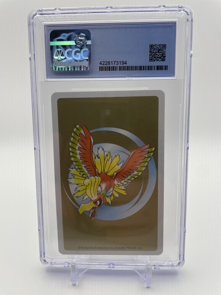 1999 Pokémon Hitmontop Nintendo Ho-Oh Gold Poker Deck Playing Cards ...