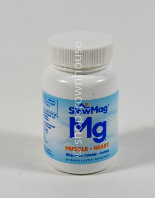Slow-Mag Magnesium Chloride With Calcium Tablets 60 Ct 067618107606ws ...