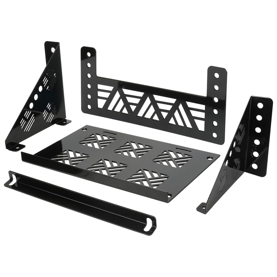 Universal Battery Box Mount Tray Holder Bracket Kit For Car Trailer ...