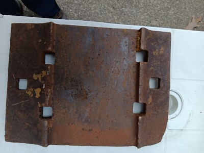 Railroad Track Tie Plate - Heavy Duty 13 LBS - 12" x 8" Double Shoulder ...