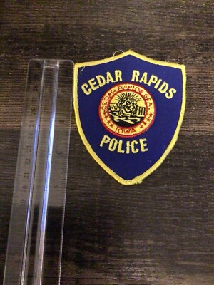 Cedar Rapids Iowa Police Patch | eBay