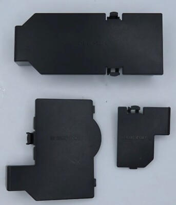 Nintendo Gamecube OEM Replacement Console Ports Slot Cover Set - Black ...
