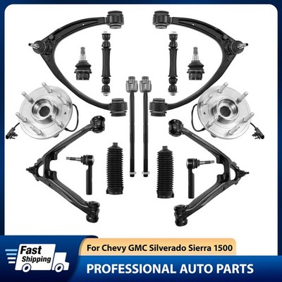 4WD Front End 16pc Suspension Kit for Silverado Sierra Chevy GMC Yukon ...