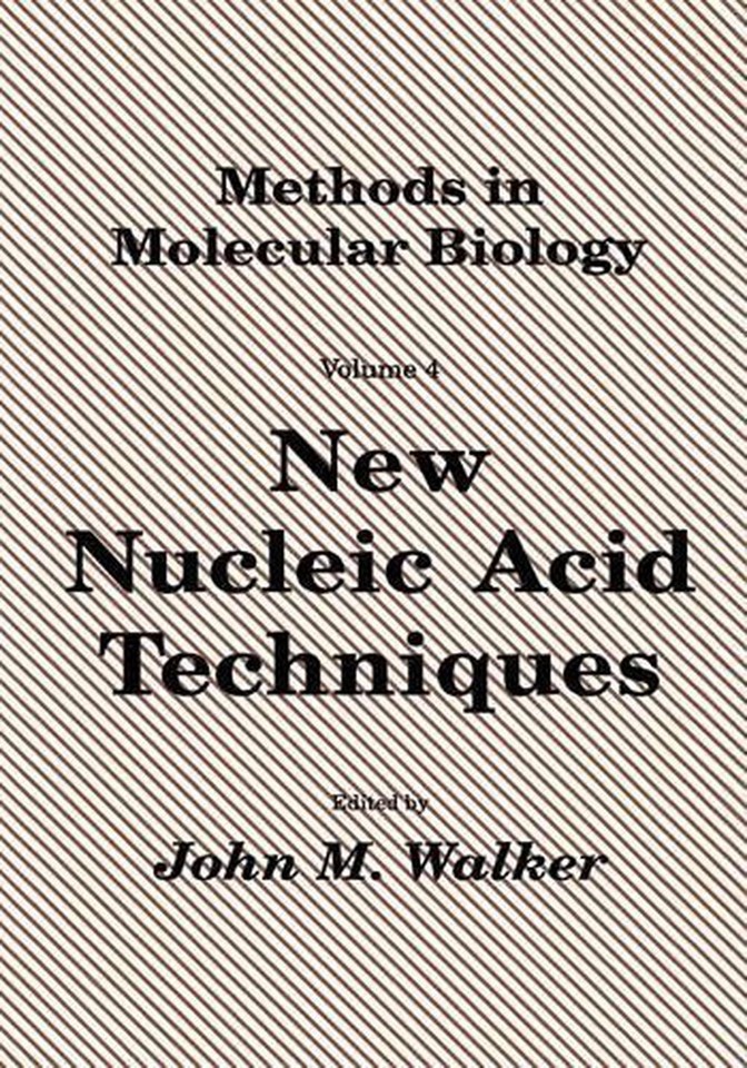 New Nucleic Acid Techniques by John M. Walker (English) Paperback Book ...