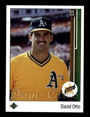 1989 Upper Deck #4 Dave Otto Athletics 8 - NM/MT | eBay