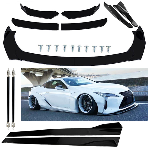 Front Rear Bumper Lip Spoiler Body Kit Splitter Side Skirts For Lexus ...