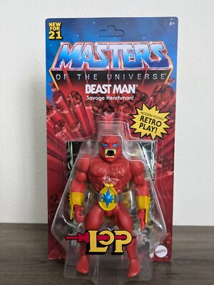 Masters Of The Universe MOTU Origins BEAST MAN LOP Action Figures MOC ...