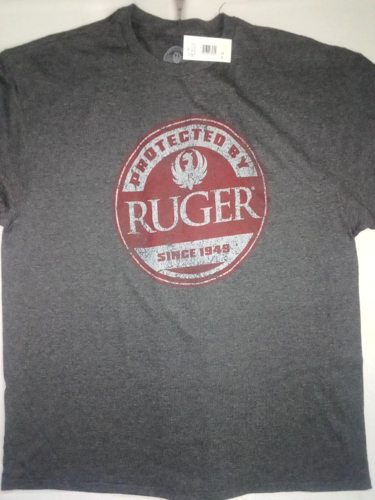 Damaged Ruger Gun Pistol Firearms Protected by Ruger 1949 Distressed T ...