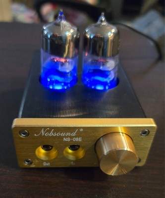 Nobsound NS-08E Vacuum Tube Headphone Amplifier Hi-Fi Valve Headphone ...