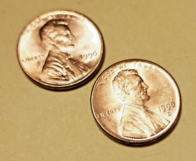 1990 P 1990 D Lincoln CENT Penny - Uncirculated | eBay