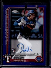 Dustin Harris 2025 Topps Chrome #RA-DHA Rookie Autographs - Purple ...
