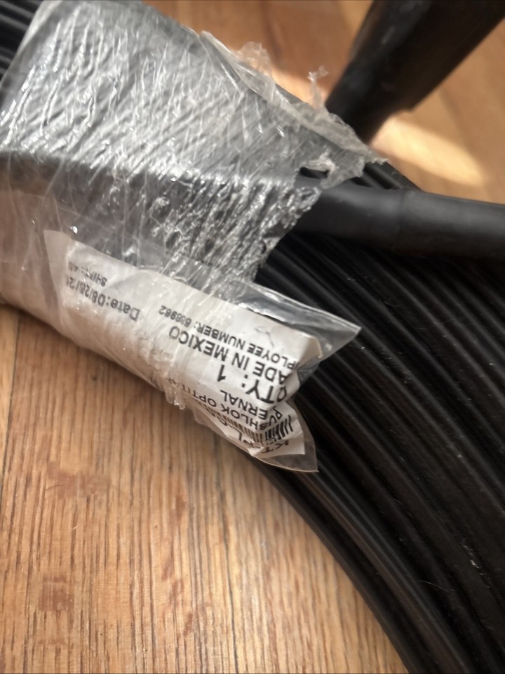 750ft Feet Corning Flat Fiber Optic TONEABLE Cable Converter ROC DROP ...