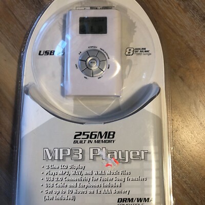 Audio Solutions USB 2.0 256MB Built In Memory MP3 Player BRAND NEW ...