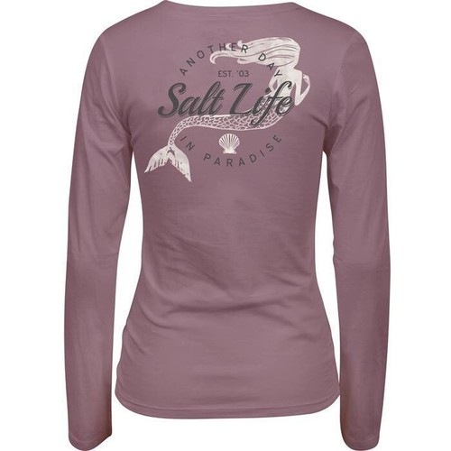 Salt Life Mermaid Paradise Long Sleeve T-Shirt | eBay