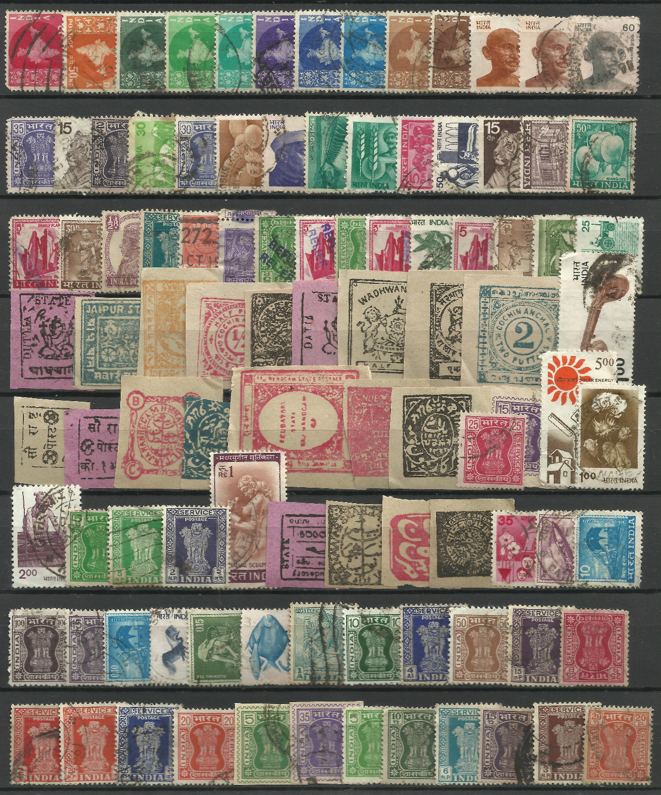INDIA STAMP COLLECTION PACKET of 100 DIFFERENT Stamps | eBay
