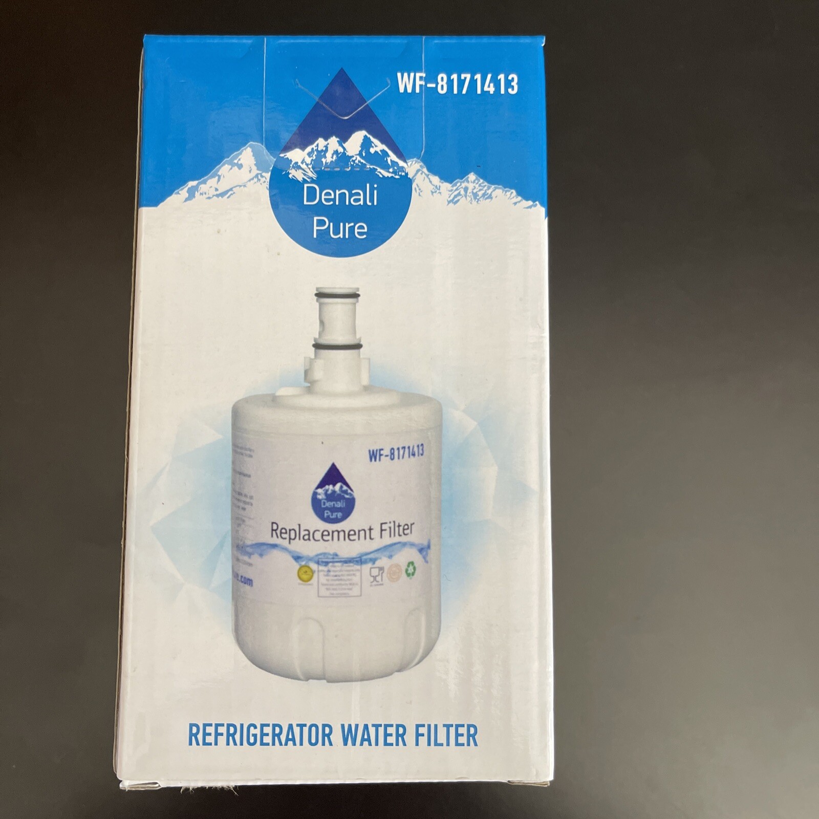 Denali Pure Refrigerator Water Filter WF-8171413 New Sealed Unit ...