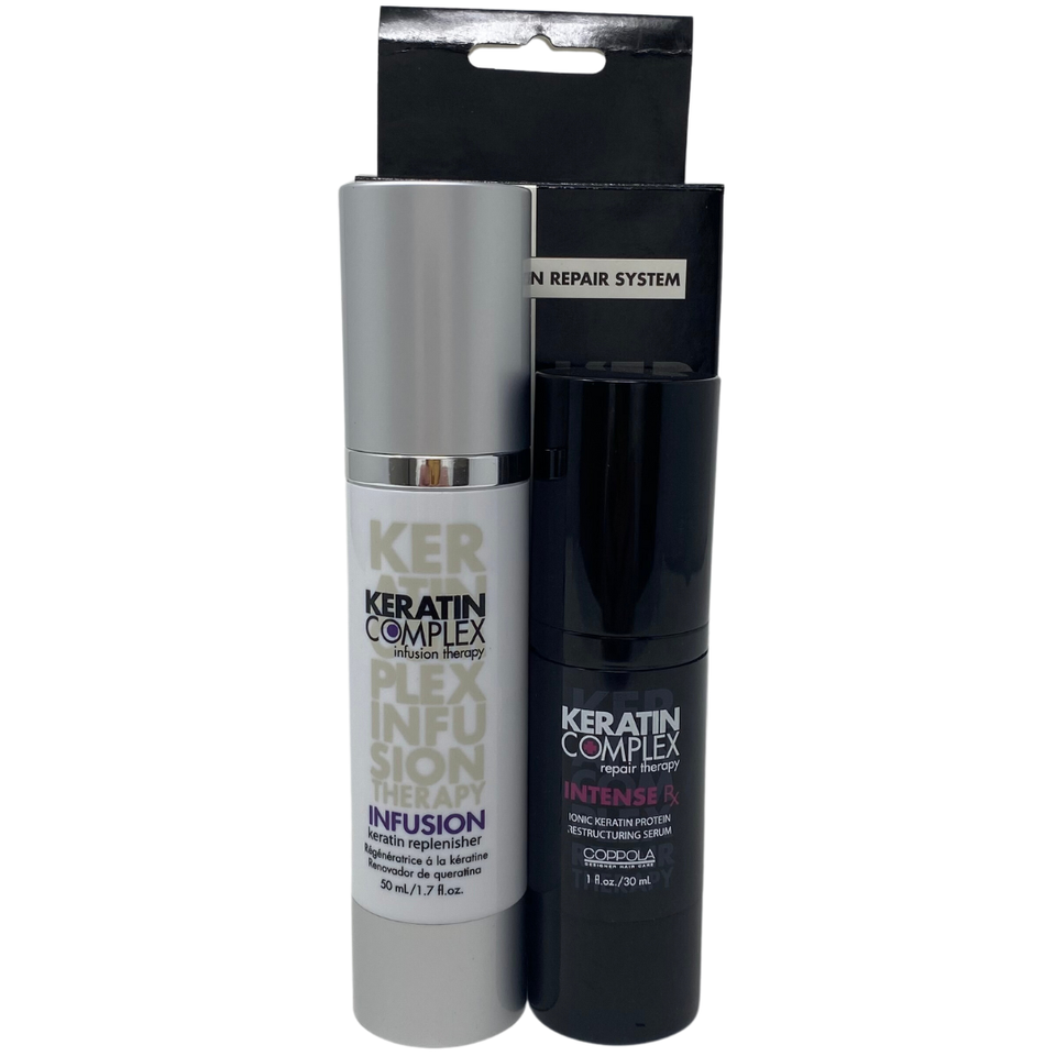 Keratin Complex Instant Repair System Infusion 1.7oz & Intense RX 1oz ...