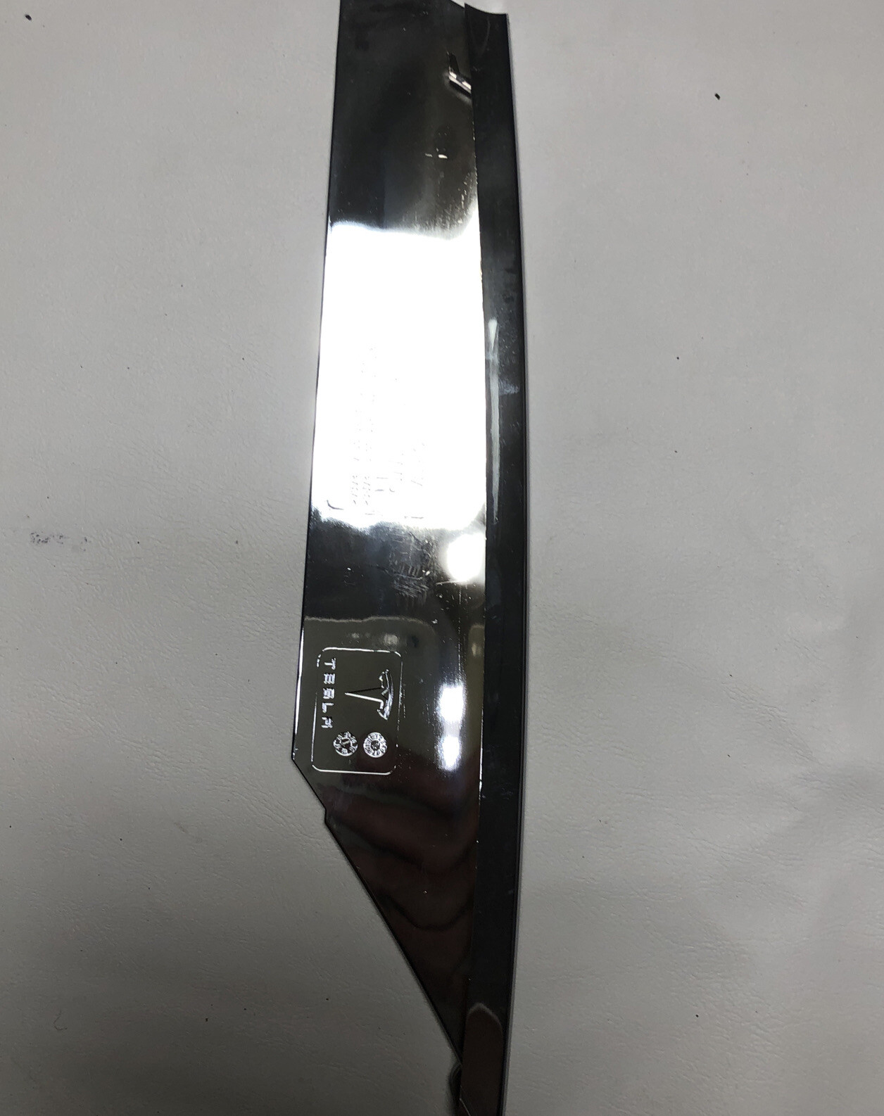 2016 - 2018 Tesla Model S Front Lower Right Louvre Chrome Trim OEM #2 ...
