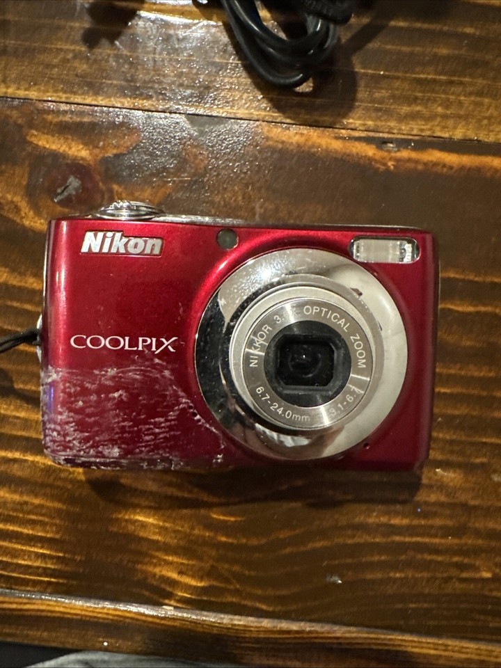 Nikon COOLPIX L22 12.0MP Digital Camera - Red - TESTED READ Description ...
