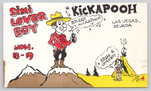 CB Radio Ham Call Sign Postcard Simi Lover Boy KICKAPOOH Lover Boy Las ...
