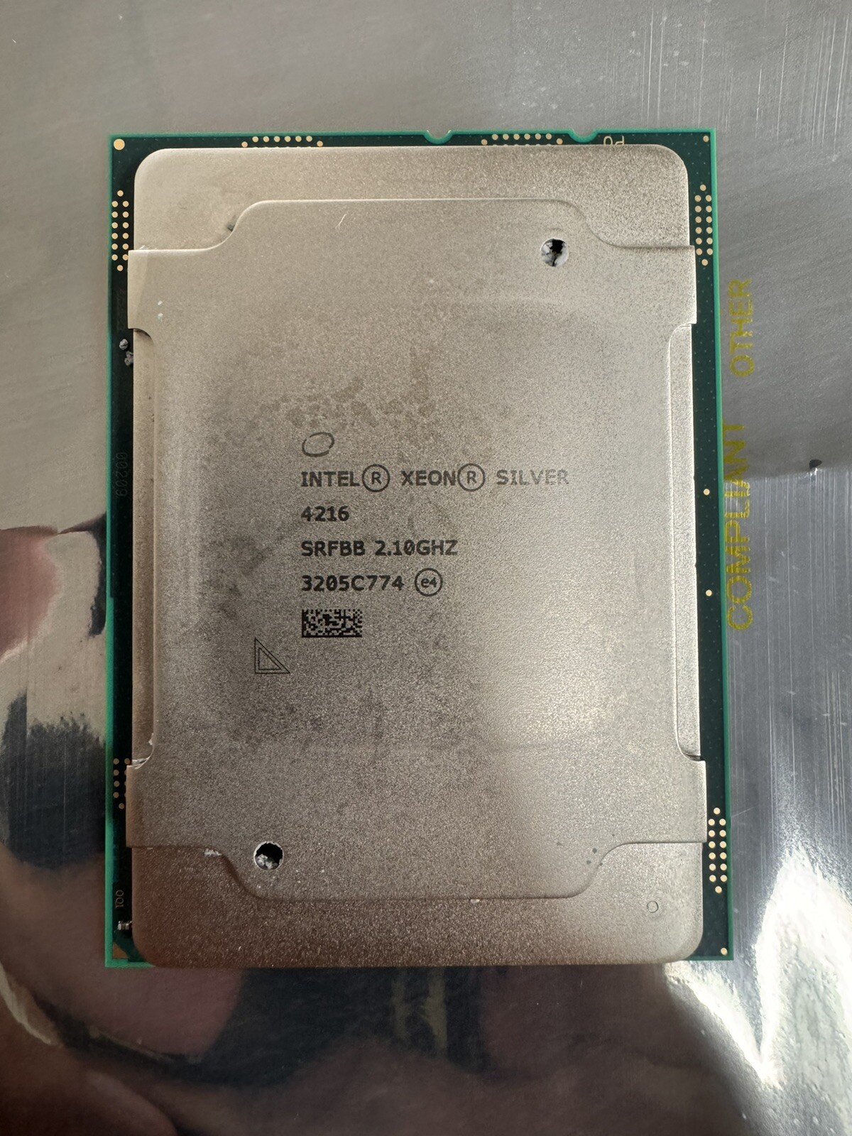 Intel Xeon Silver 4216 16 Core 2.10GHz Processor - Used - A Grade ...