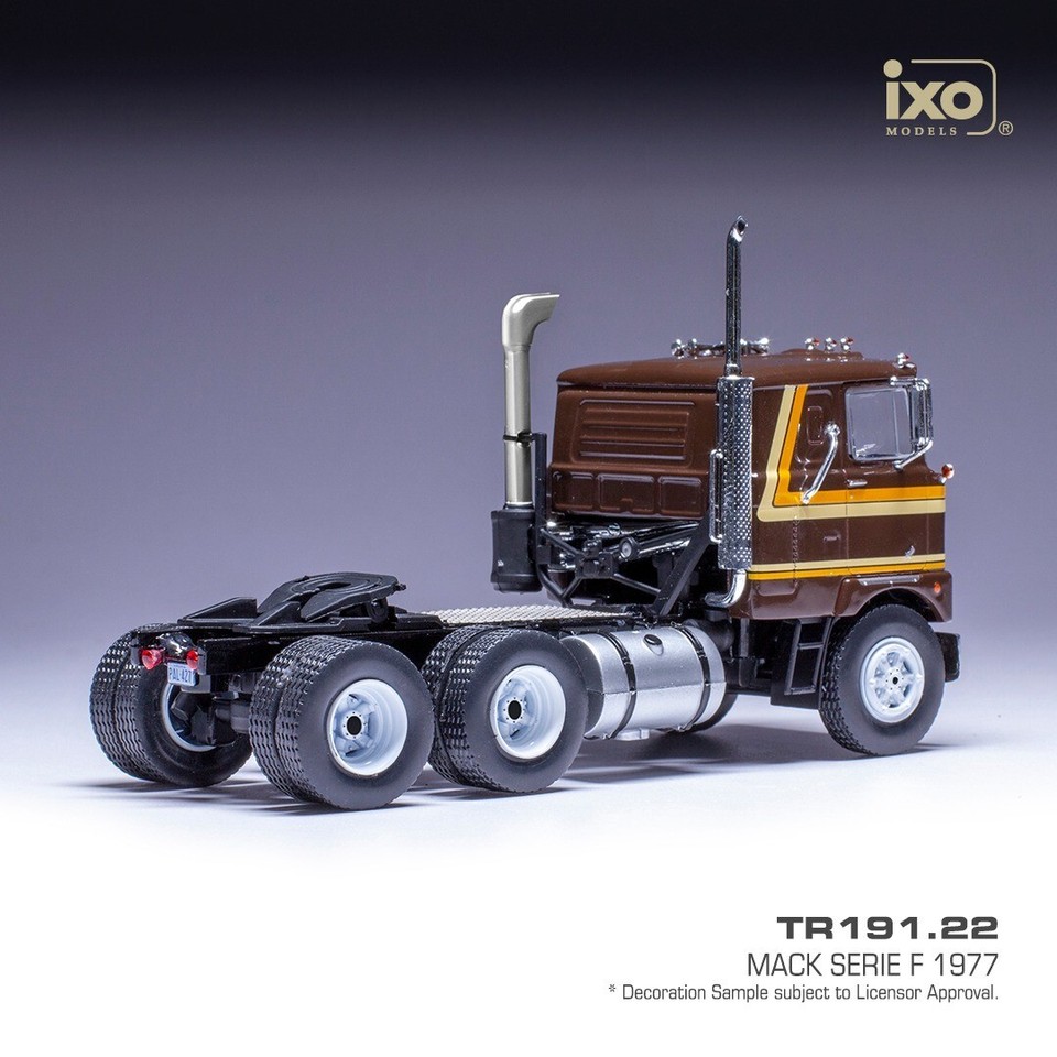 1977 MACK F SERIES TRACTOR TRUCK 3 ASSI BROWN 1:43 SCALE BY IXO-MODELS ...