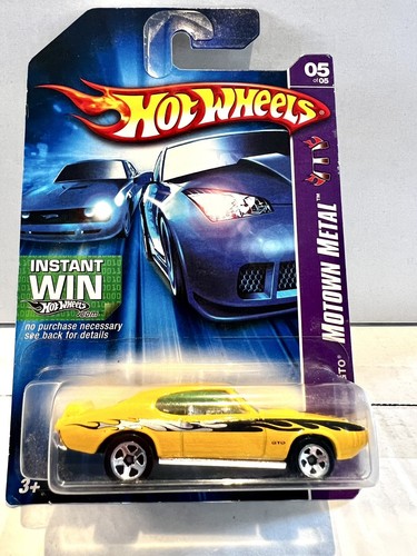 2006 Hot Wheels '69 Pontiac GTO yellow Motown Metal 90/223 | eBay Australia