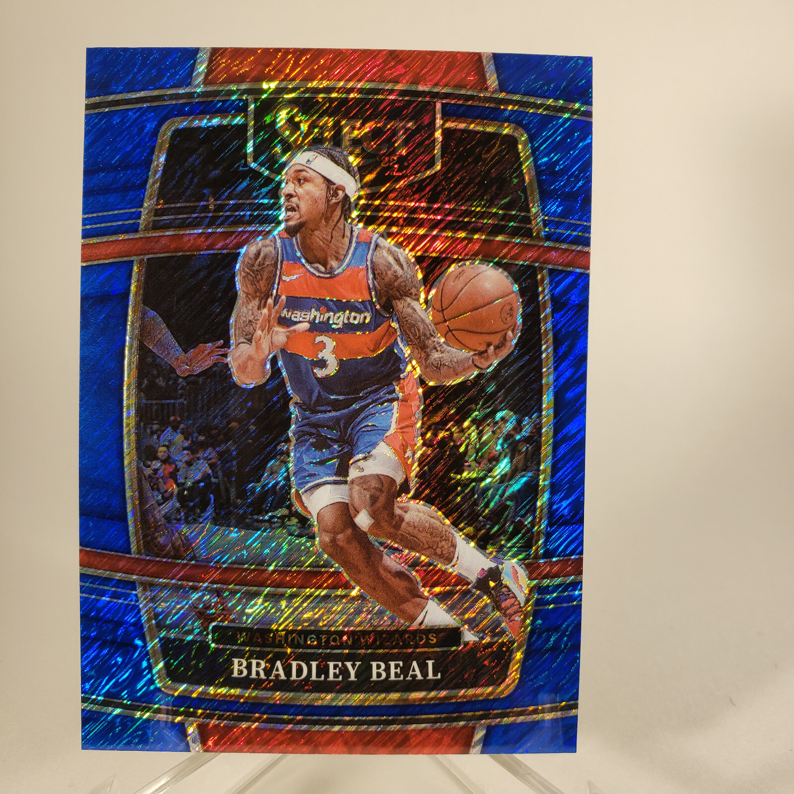 Bradley Beal 2021-22 Select Blue Shimmer Prizm Card #89 | eBay