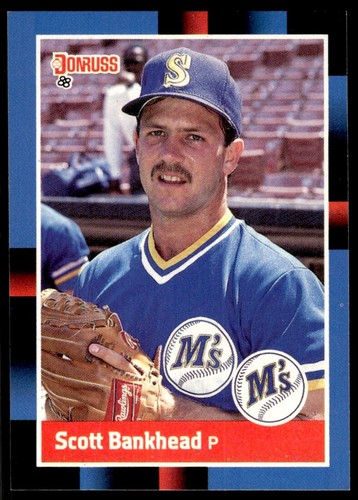 1988 Donruss Baseball Card Scott Bankhead Seattle Mariners #70 | eBay