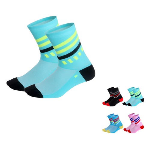 Pro Cycling Socks Mens Womens Riding Sports Ankle Socks Bicycle MTB BMX ...