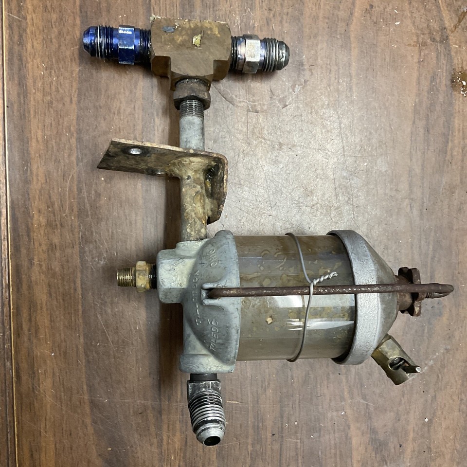 Luscombe 8 Fuel Strainer w mounting bracket P/N OW-400 | eBay