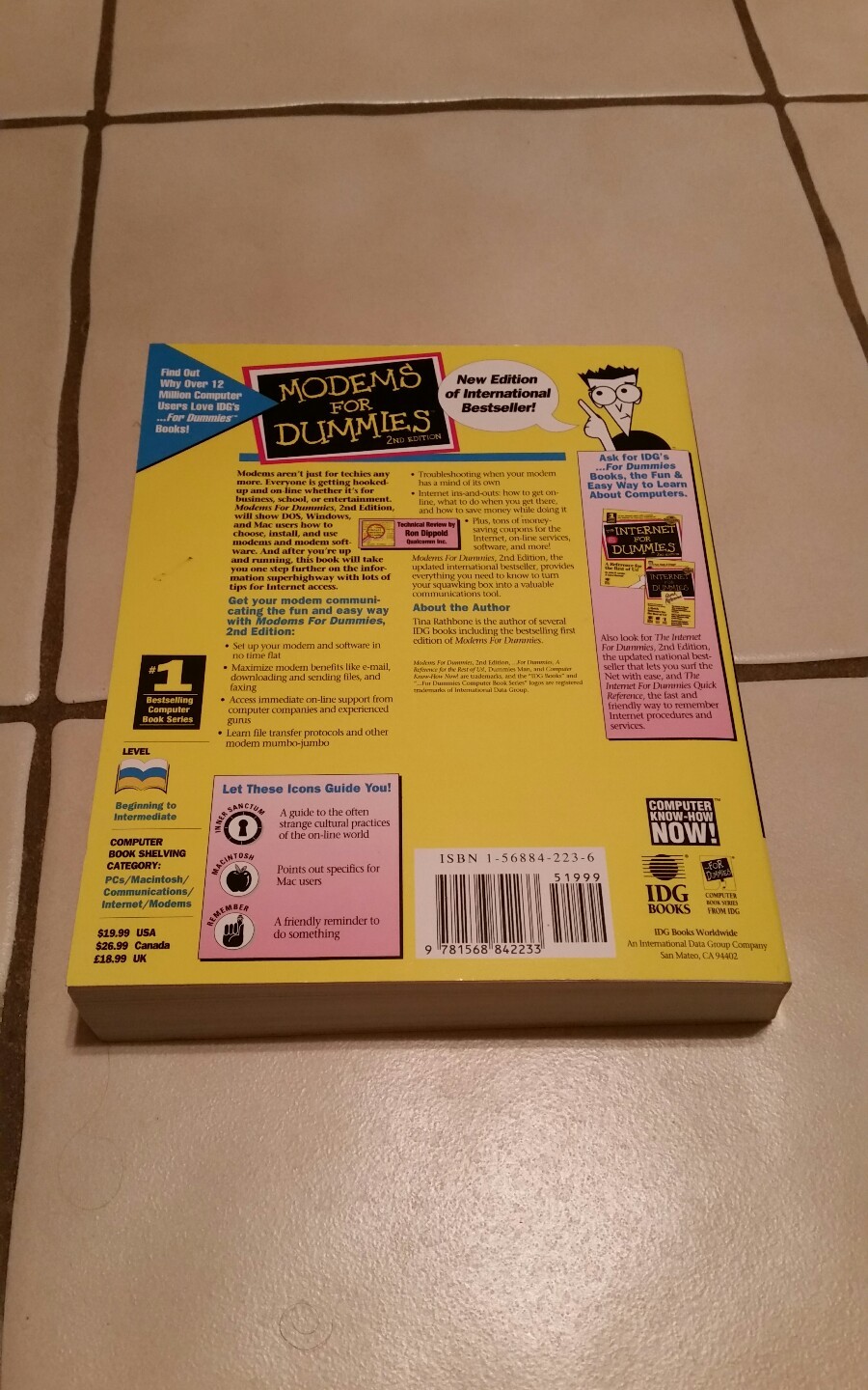 Modems for Dummies by Tina Rathbone;2nd Edition;rare to find a copy ...