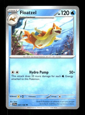 Pokemon sv1 Scarlet & Violet Floatzel 047/198 | eBay