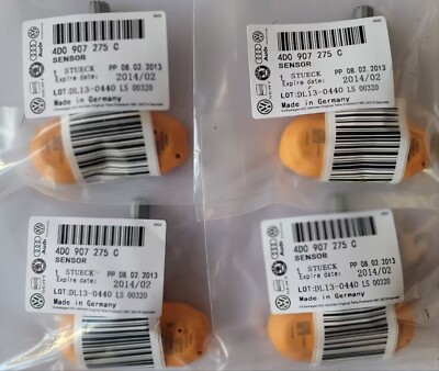 4x Tire Pressure Sensor TPMS 4D0907275C For Audi A8 Volkswagen Phaeton ...