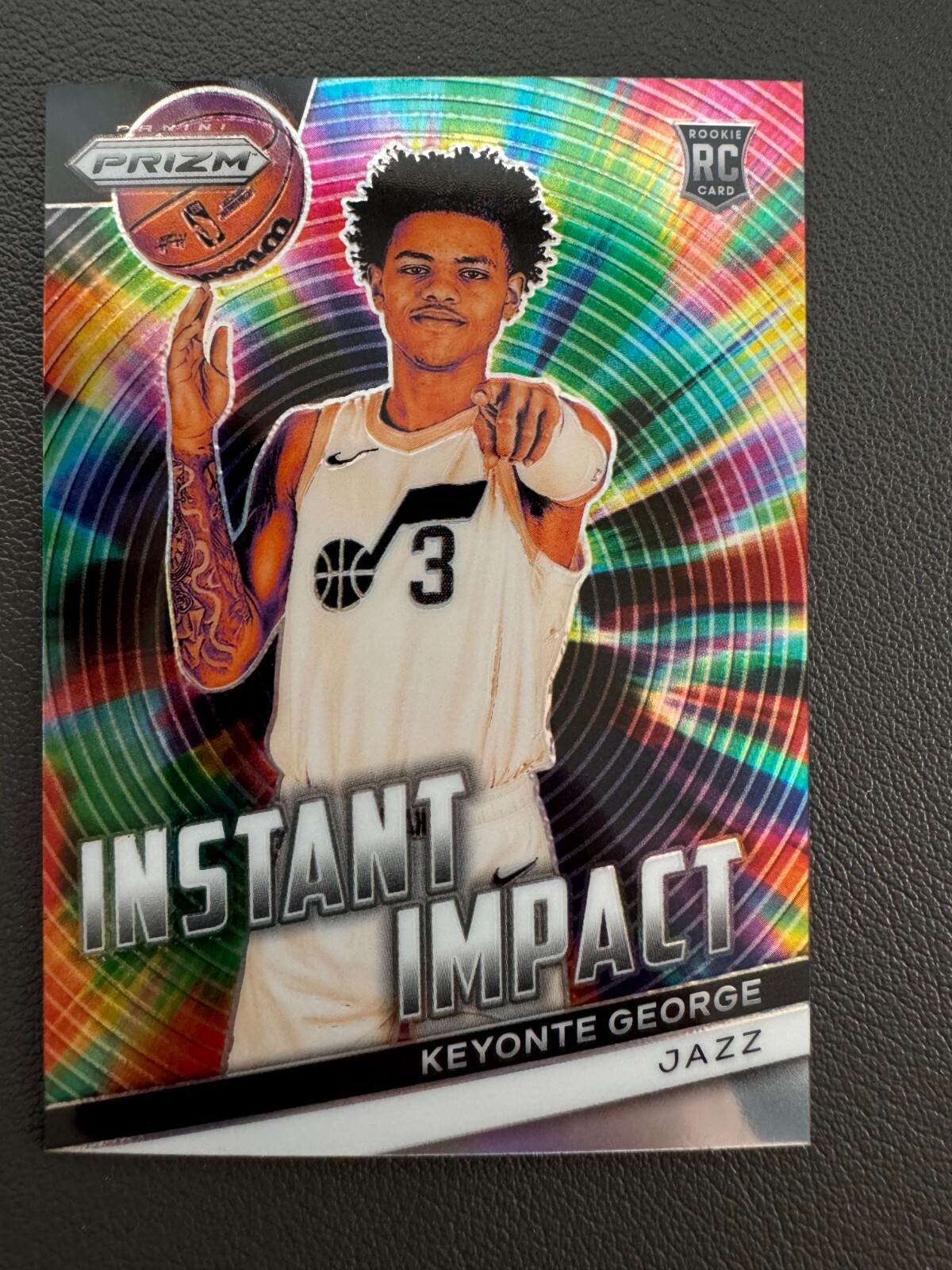 Keyonte George Rookie Card 2023 Panini Prizm Instant Impact Silver #11 ...