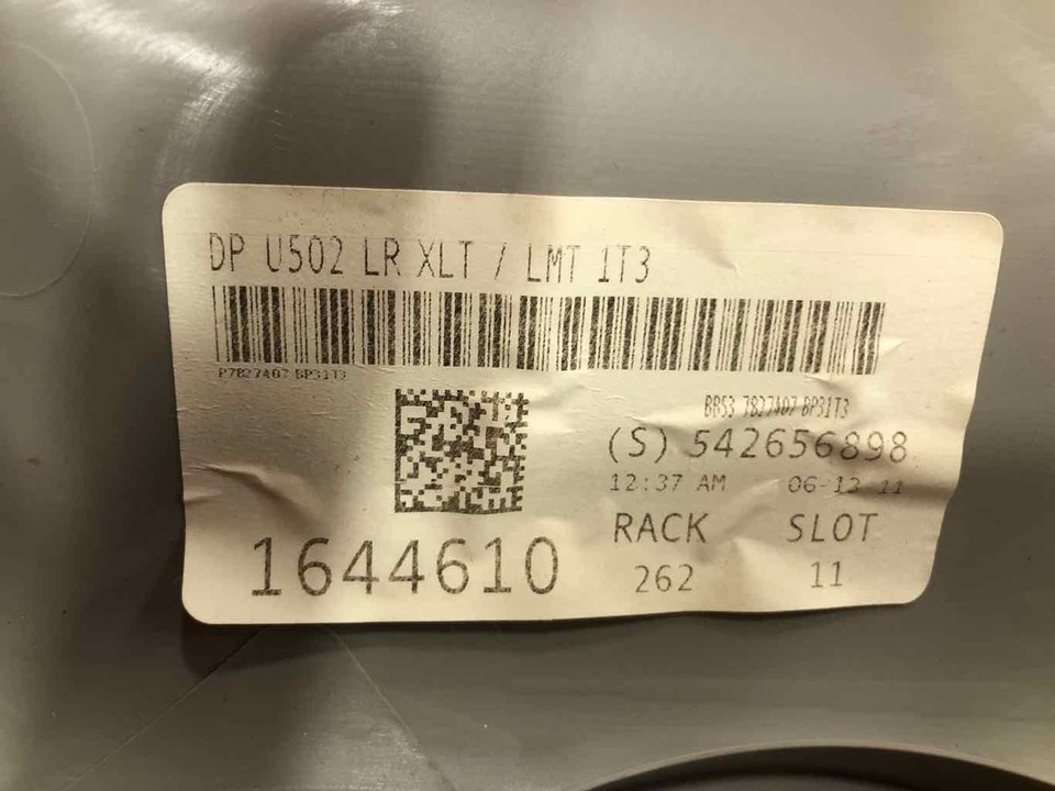 11-15 Ford Explorer OEM Rear Left Driver Interior Door Trim Panel(Light ...