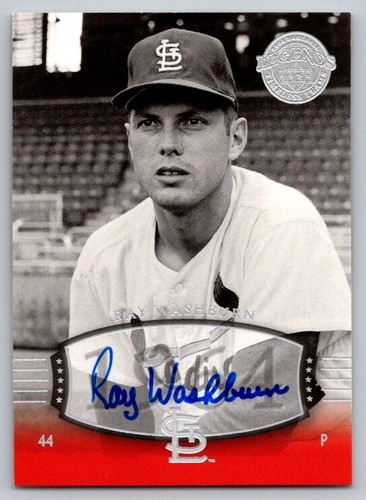 Ray Washburn Autographed Card | Signed Auto - Autograph | eBay