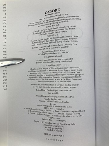 Glamour A History by Stephen Gundle First 1st Edition LN HC 2008 | eBay