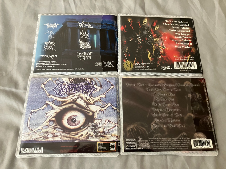 DEATH METAL CD LOT BROKEN HOPE CRYPTOPSY CANNIBAL CORPSE INCANTATION | eBay
