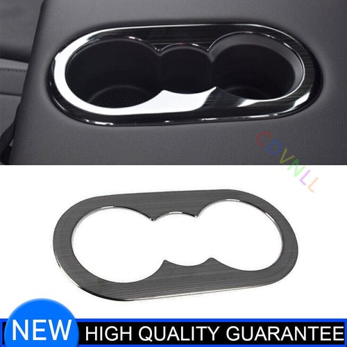 For Volkswagen Tiguan 17-2021 Black Titanium Rear Armrest Cup Holder ...