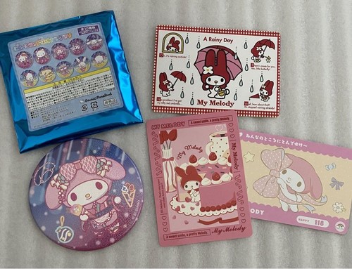 My Melody Can Badge 3 Cards | eBay