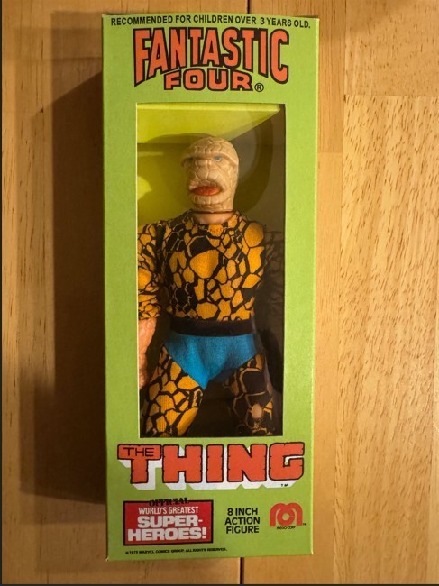 Mego 1975 The Thing 8" Action Figure WGSH Marvel Original & Complete W ...