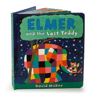 David McKee Elmer and the Lost Teddy (Libro di cartone) Elmer Picture ...