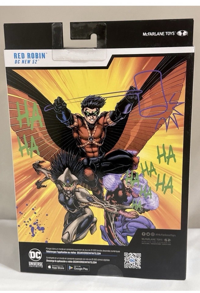 McFarlane Toys DC Multiverse Gold Label Red Robin Jokerized 7" | eBay