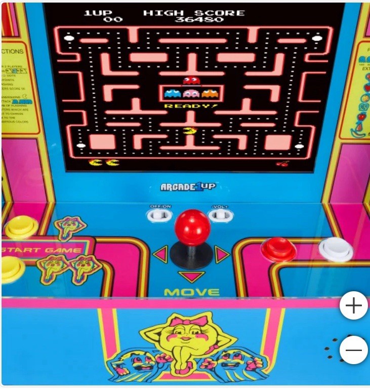 Arcade1Up Ms. PAC-MAN Partycade 12 Games in 1 LCD 17” Item 1872072 | eBay