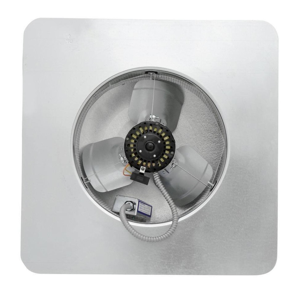 Master Flow Power Roof Mount Attic Fan w/ Humidistat/Thermostat ...