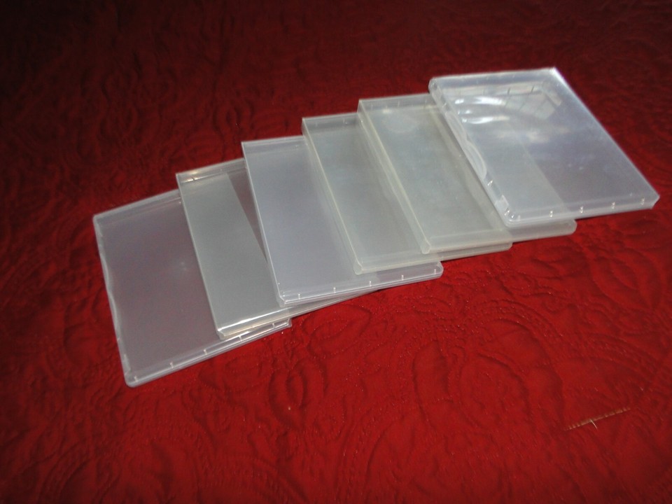 6 - Stampin Up Plastic Stamp Set Storage Clear Cases Unmounted Stamp ...
